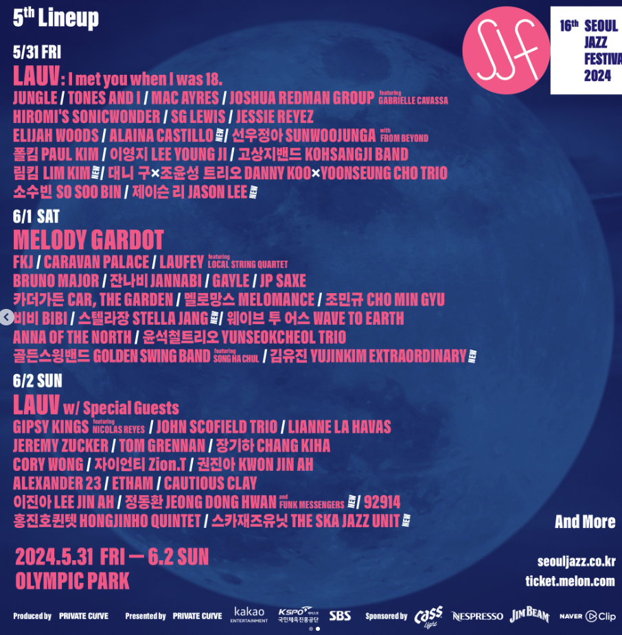 Your Guide to Seoul Jazz Festival: Tickets, Lineup, and More – Stay Korea